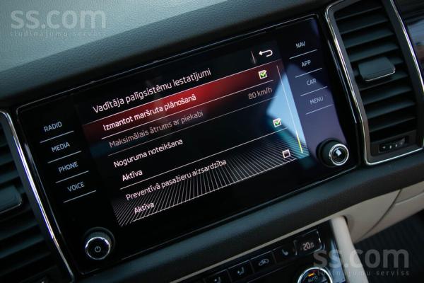 Skoda Kodiaq 2017 in Riga, with an engine capacity of 2.00 L and mileage of 184 thousand km for 18950 €, photo 8 on AUTOMOTO.COM.LV
