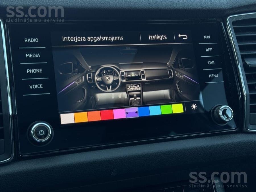 Шкода Kodiaq 2019 в Валмиера, объемом двигателя 1.50 л и пробегом 170 тыс. км за 19900 €, фото 20 на AUTOMOTO.COM.LV