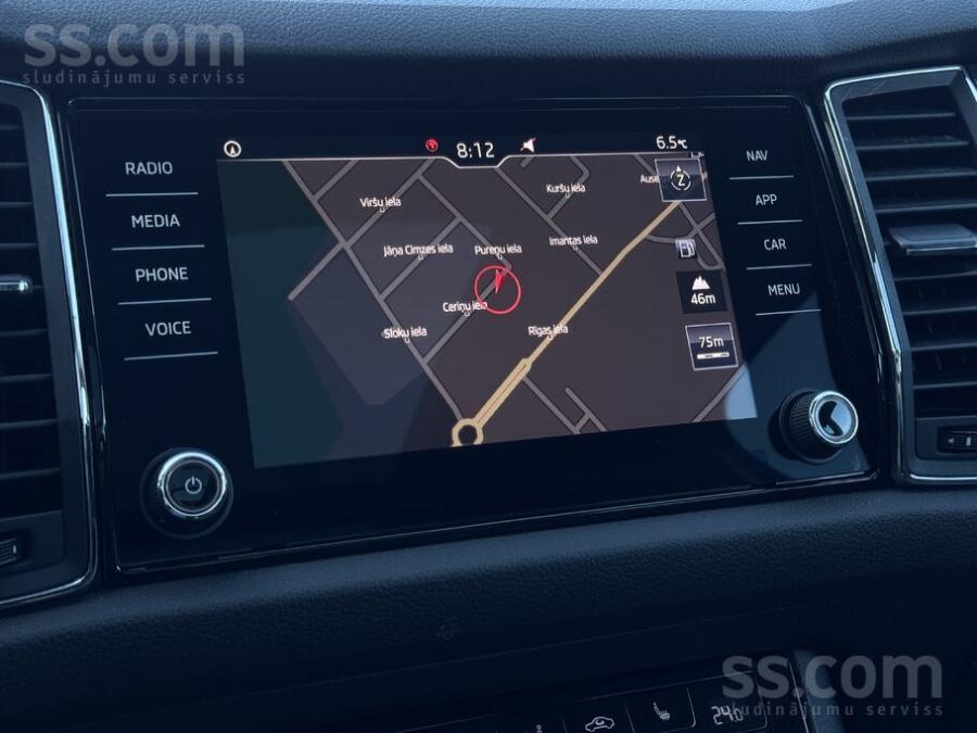 Шкода Kodiaq 2019 в Валмиера, объемом двигателя 1.50 л и пробегом 170 тыс. км за 19900 €, фото 22 на AUTOMOTO.COM.LV