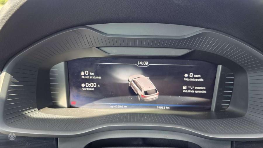 Skoda Kodiaq 2019 in Vilnius, with an engine capacity of 1.98 L and mileage of 75 thousand km for 28200 €, photo 3 on AUTOMOTO.COM.LV