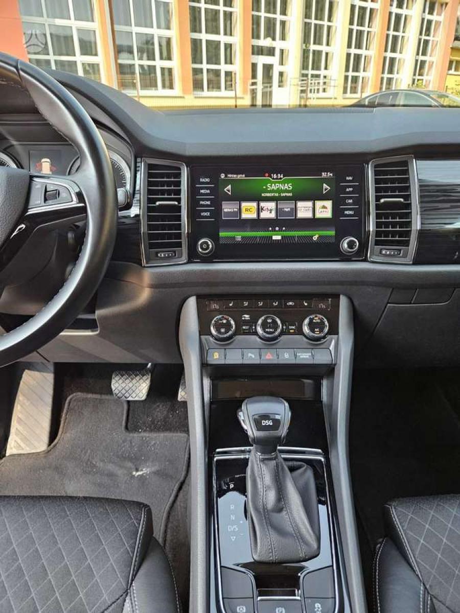 Шкода Kodiaq 2019 в Вильнюс, объемом двигателя 1.97 л и пробегом 192 тыс. км за 19500 €, фото 7 на AUTOMOTO.COM.LV