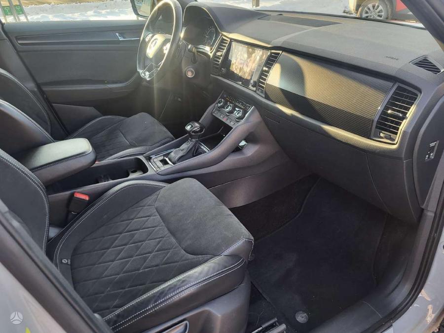 Skoda Kodiaq 2021 in Vilnius, with an engine capacity of 1.97 L and mileage of 148 thousand km for 25500 €, photo 18 on AUTOMOTO.COM.LV