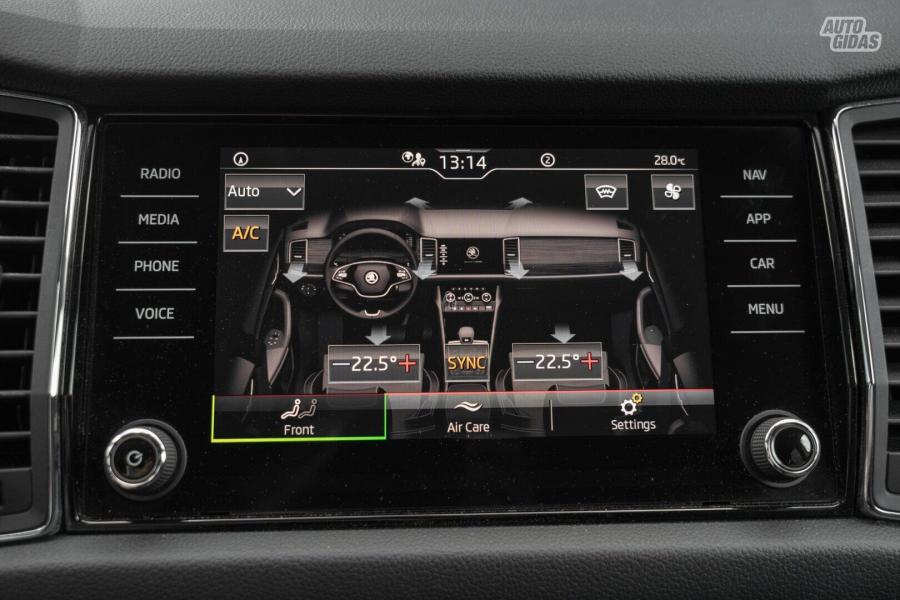 Шкода Kodiaq 2021 в Вильнюс, объемом двигателя 2.00 л и пробегом 136 тыс. км за 26000 €, фото 27 на AUTOMOTO.COM.LV