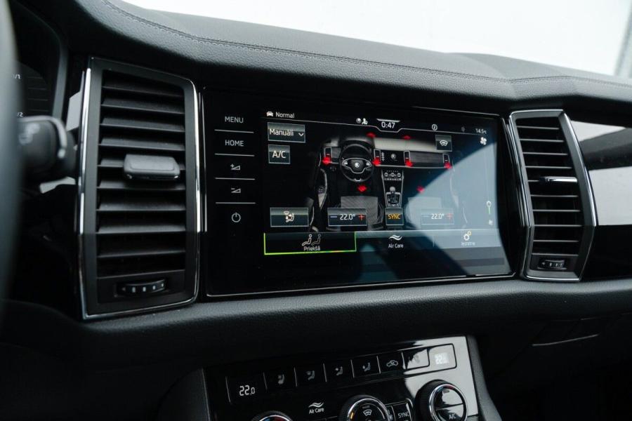 Skoda Kodiaq 2023 in Riga, with an engine capacity of 2.00 L and mileage of 134 thousand km for 30500 €, photo 29 on AUTOMOTO.COM.LV