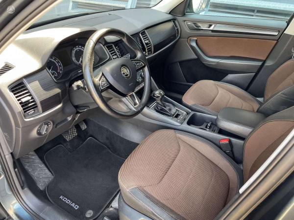 Green Skoda Kodiaq 2017 in Klaipeda, with an engine capacity of 1.97 L and mileage of 539 thousand km for 13500 €, photo 6 on AUTOMOTO.COM.LV