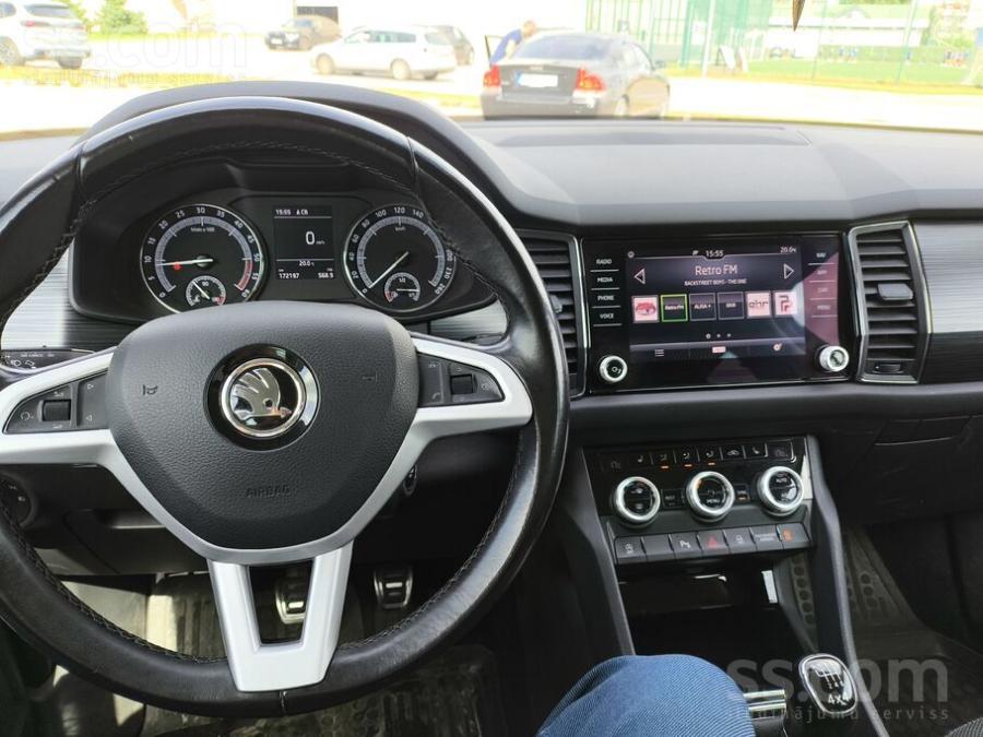 Зеленый Шкода Kodiaq 2017 в Даугавпилс, объемом двигателя 2.00 л и пробегом 172 тыс. км за 16600 €, фото 7 на AUTOMOTO.COM.LV