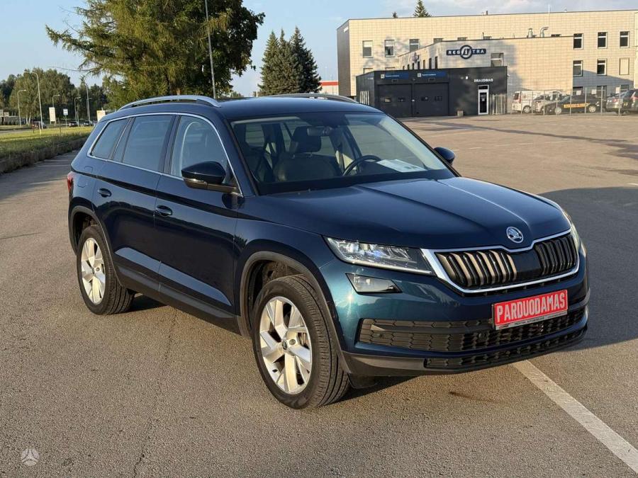 Zaļš Skoda Kodiaq 2017 Panevēža, ar dzinēja tilpumu 1.97 L un nobraukumu 93 tūkst. km par 21800 €, foto 1 vietnē AUTOMOTO.COM.LV