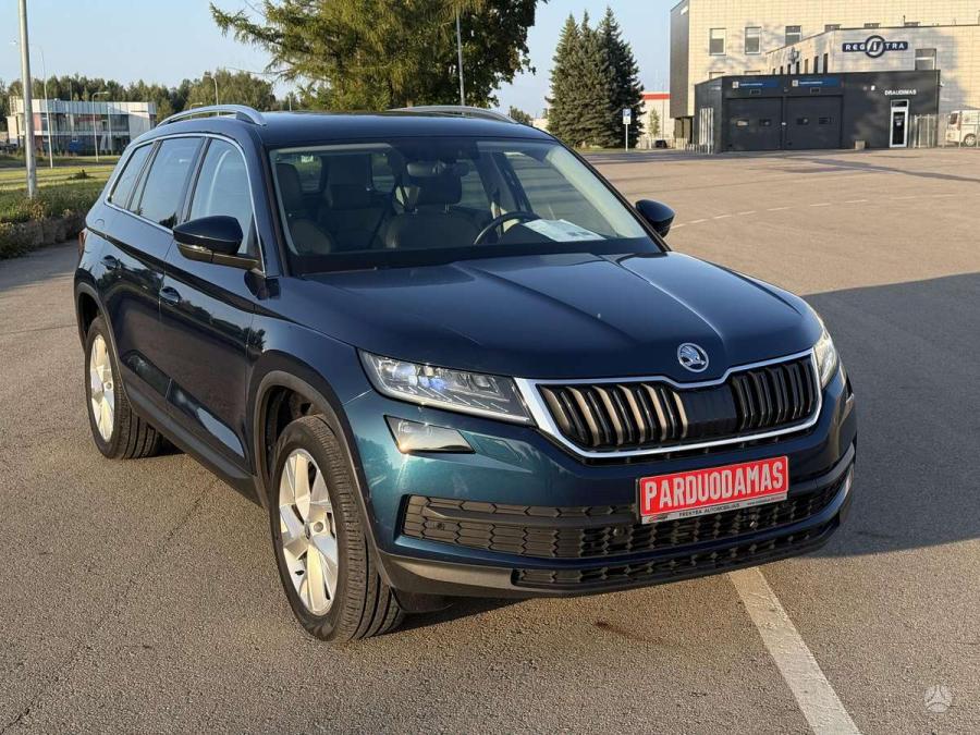 Zaļš Skoda Kodiaq 2017 Panevēža, ar dzinēja tilpumu 1.97 L un nobraukumu 93 tūkst. km par 21800 €, foto 3 vietnē AUTOMOTO.COM.LV