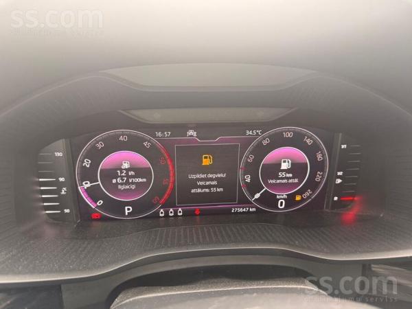 Green Skoda Kodiaq 2020 in Valmiera, with an engine capacity of 2.00 L and mileage of 278 thousand km for 18300 €, photo 7 on AUTOMOTO.COM.LV
