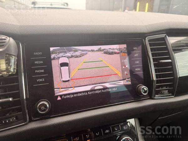 Green Skoda Kodiaq 2020 in Valmiera, with an engine capacity of 2.00 L and mileage of 278 thousand km for 18300 €, photo 8 on AUTOMOTO.COM.LV