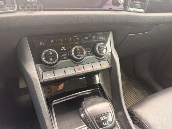 Green Skoda Kodiaq 2020 in Valmiera, with an engine capacity of 2.00 L and mileage of 278 thousand km for 18300 €, photo 9 on AUTOMOTO.COM.LV