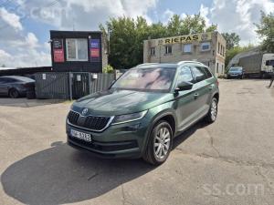Zaļš Skoda Kodiaq 2020 Rīga, ar dzinēja tilpumu 2.00 L un nobraukumu 279 tūkst. km par 18890 €, foto  vietnē AUTOMOTO.COM.LV