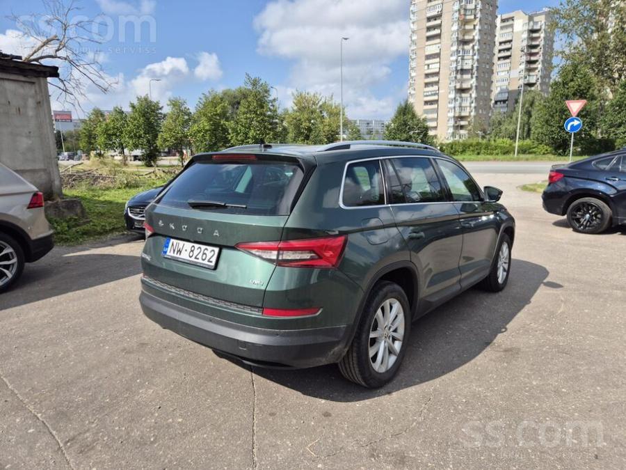 Zaļš Skoda Kodiaq 2020 Rīga, ar dzinēja tilpumu 2.00 L un nobraukumu 279 tūkst. km par 18890 €, foto 7 vietnē AUTOMOTO.COM.LV
