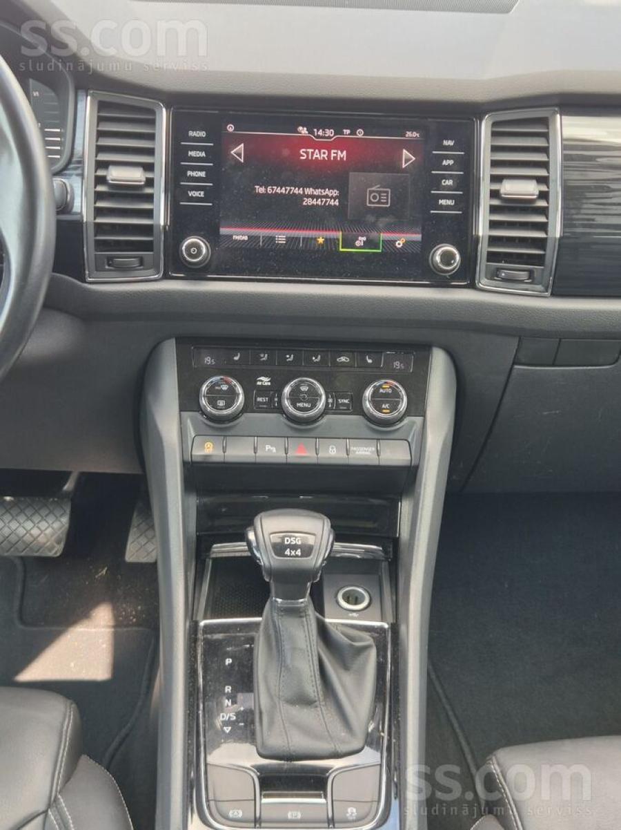 Zaļš Skoda Kodiaq 2020 Rīga, ar dzinēja tilpumu 2.00 L un nobraukumu 279 tūkst. km par 18890 €, foto 13 vietnē AUTOMOTO.COM.LV