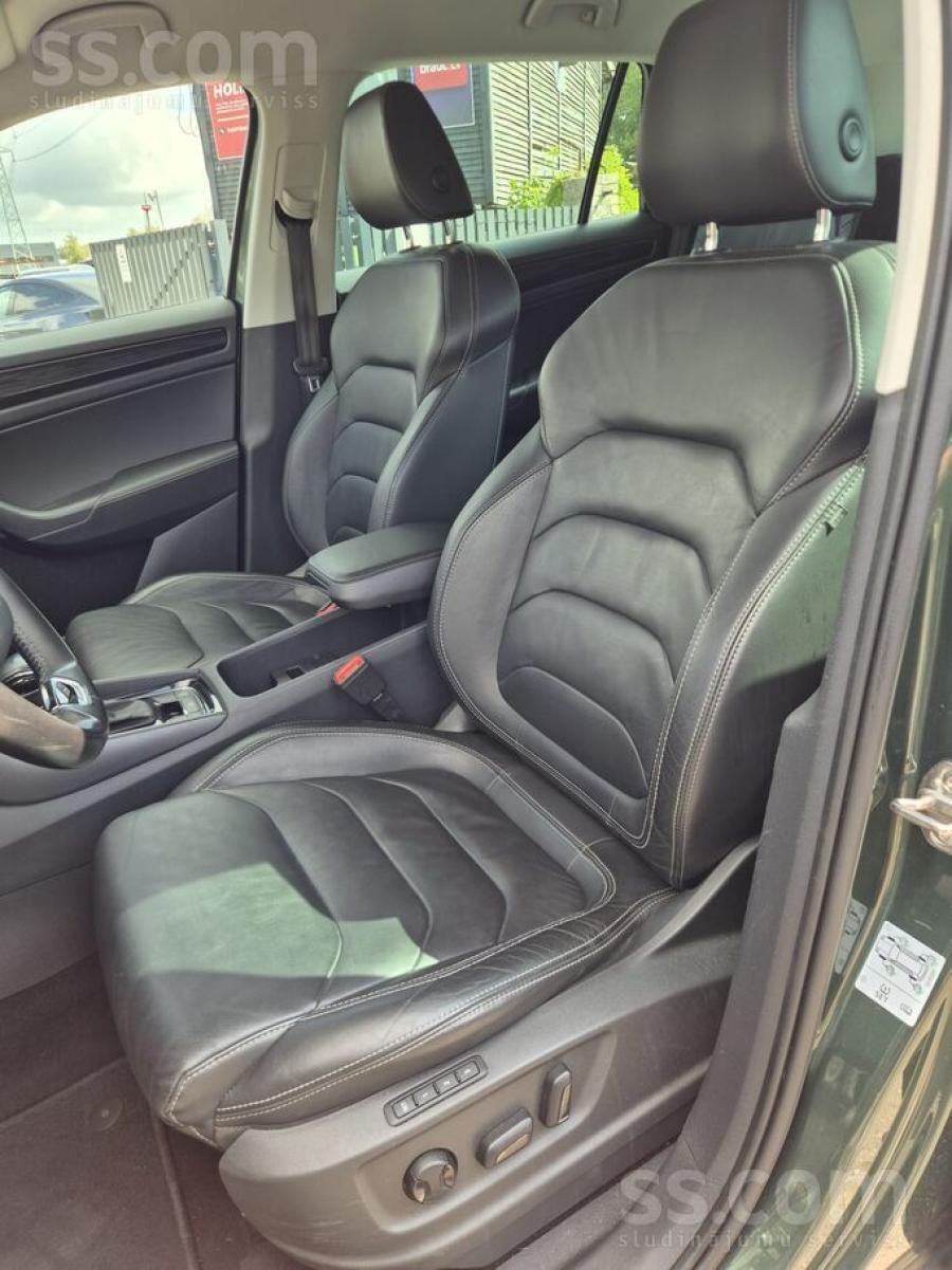 Zaļš Skoda Kodiaq 2020 Rīga, ar dzinēja tilpumu 2.00 L un nobraukumu 279 tūkst. km par 18890 €, foto 15 vietnē AUTOMOTO.COM.LV