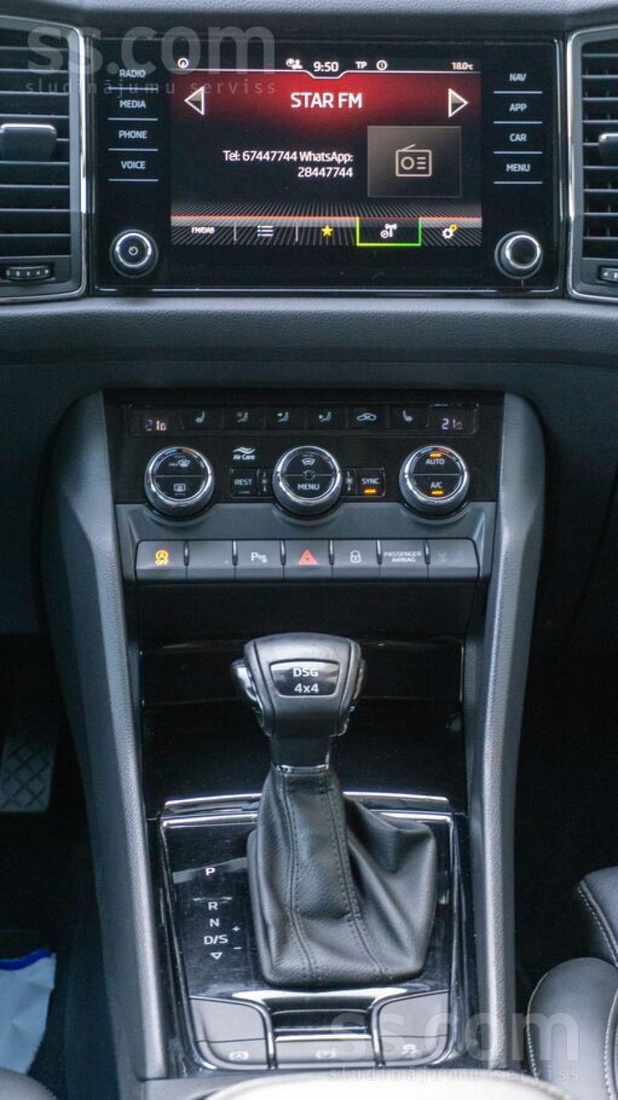 Зеленый Шкода Kodiaq 2020 в Рига, объемом двигателя 2.00 л и пробегом 279 тыс. км за 15590 €, фото 13 на AUTOMOTO.COM.LV