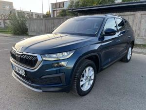 Green Skoda Kodiaq 2022 in Telschi, with an engine capacity of 1.97 L and mileage of 154 thousand km for 21850 €, photo 4 on AUTOMOTO.COM.LV