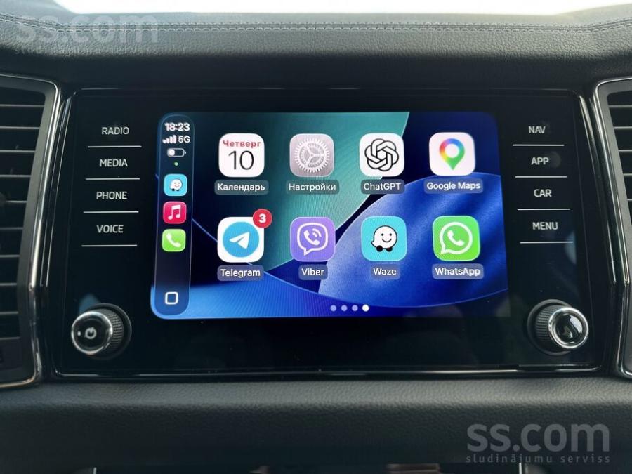 Зеленый Шкода Kodiaq 2022 в Рига, объемом двигателя 2.00 л и пробегом 119 тыс. км за 23900 €, фото 21 на AUTOMOTO.COM.LV