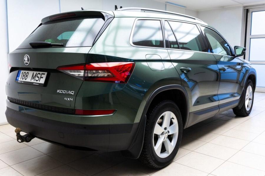 Zaļš Skoda Kodiaq 2018 Jehvi, ar dzinēja tilpumu 2.00 L un nobraukumu 177 tūkst. km par 19500 €, foto 5 vietnē AUTOMOTO.COM.LV