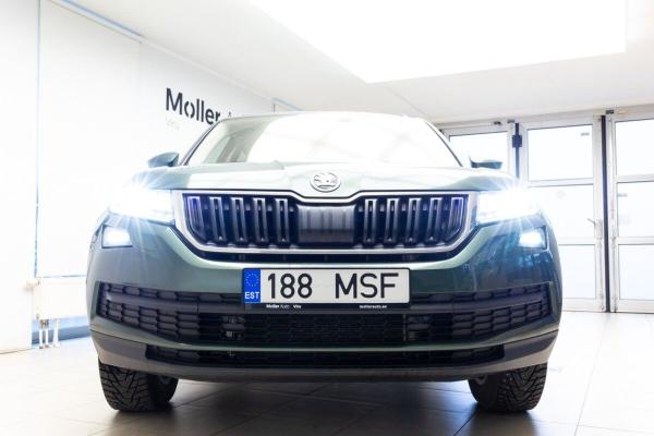 Green Skoda Kodiaq 2018 in Johvi, with an engine capacity of 2.00 L and mileage of 177 thousand km for 19500 €, photo 9 on AUTOMOTO.COM.LV