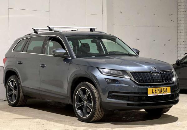 Grey Skoda Kodiaq 2017 in Klaipeda, with an engine capacity of 1.97 L and mileage of 203 thousand km for 17999 €, photo 6 on AUTOMOTO.COM.LV