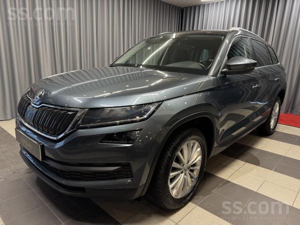 Grey Skoda Kodiaq 2017 in Riga, with an engine capacity of 1.40 L and mileage of 177 thousand km for 17990 €, photo 1 on AUTOMOTO.COM.LV