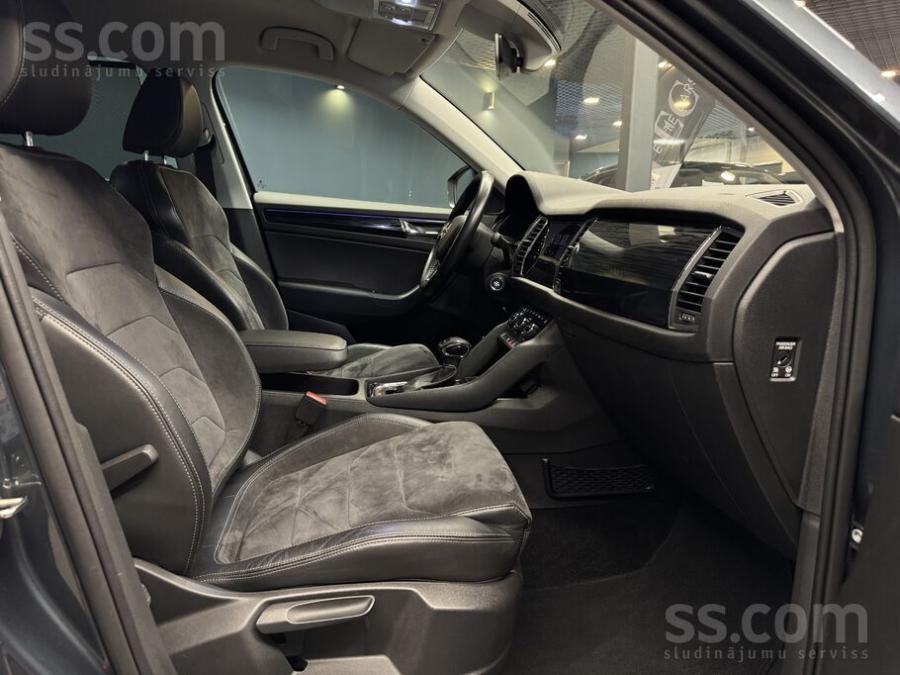 Grey Skoda Kodiaq 2017 in Riga, with an engine capacity of 1.40 L and mileage of 177 thousand km for 17990 €, photo 19 on AUTOMOTO.COM.LV