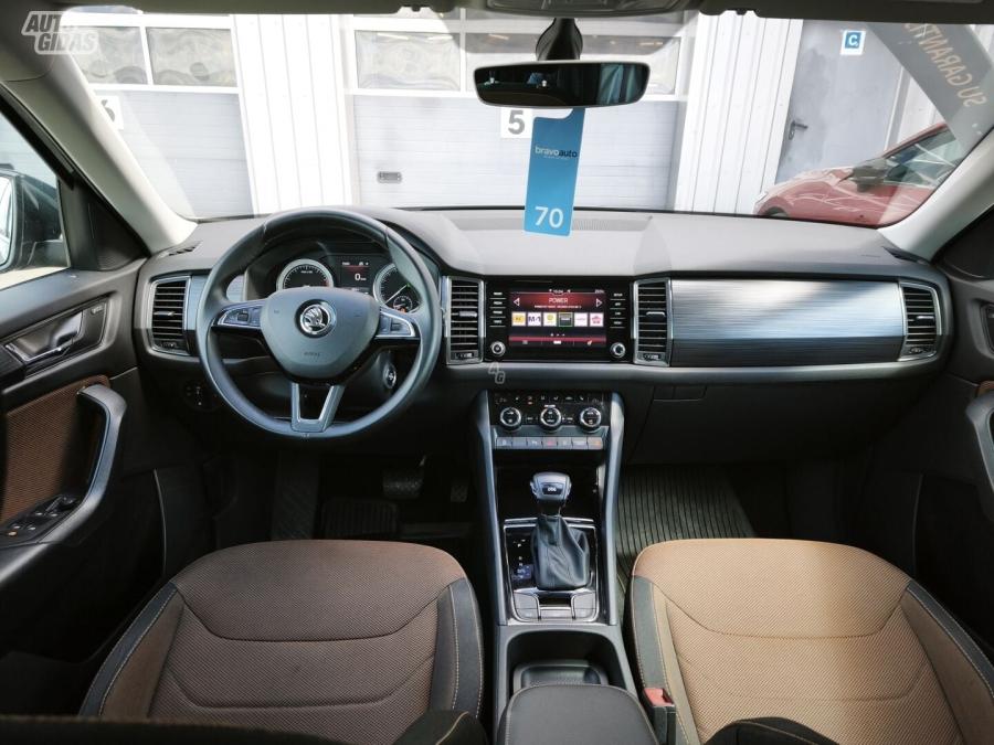 Pelēks Skoda Kodiaq 2017 Kauņa, ar dzinēja tilpumu 1.40 L un nobraukumu 123 tūkst. km par 19471 €, foto 13 vietnē AUTOMOTO.COM.LV