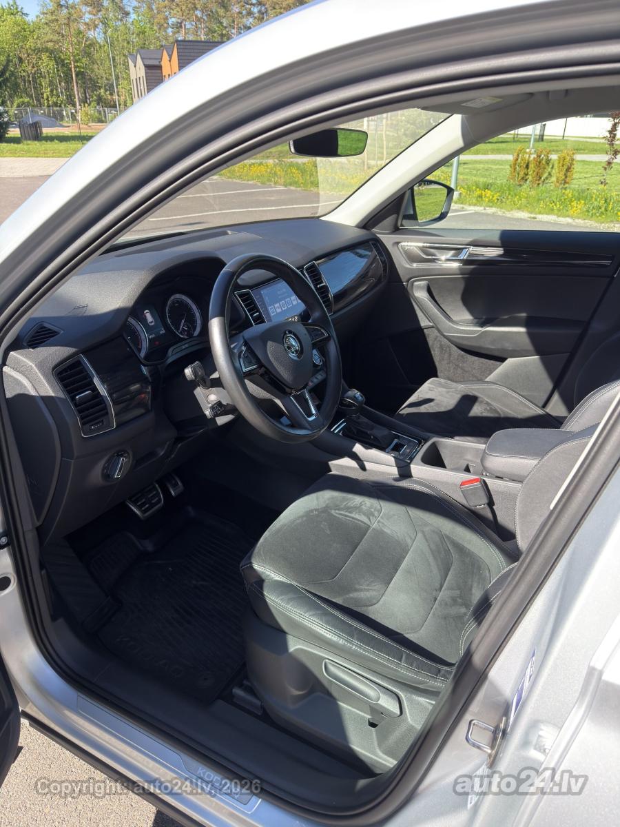 Grey Skoda Kodiaq 2017 in Tallinn, with an engine capacity of 2.00 L and mileage of 200 thousand km for 19500 €, photo 7 on AUTOMOTO.COM.LV