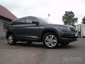 Grey Skoda Kodiaq 2017 in Riga, with an engine capacity of 2.00 L and mileage of 0 thousand km for 16750 €, photo  on AUTOMOTO.COM.LV