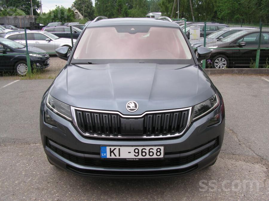 Grey Skoda Kodiaq 2017 in Riga, with an engine capacity of 2.00 L and mileage of 0 thousand km for 16750 €, photo 6 on AUTOMOTO.COM.LV