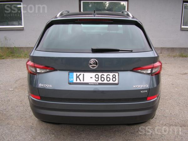 Grey Skoda Kodiaq 2017 in Riga, with an engine capacity of 2.00 L and mileage of 0 thousand km for 16750 €, photo 6 on AUTOMOTO.COM.LV
