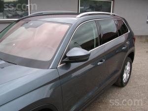 Grey Skoda Kodiaq 2017 in Riga, with an engine capacity of 2.00 L and mileage of 0 thousand km for 16750 €, photo 14 on AUTOMOTO.COM.LV