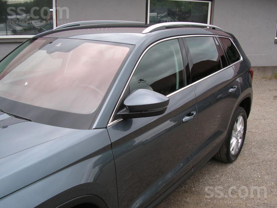 Grey Skoda Kodiaq 2017 in Riga, with an engine capacity of 2.00 L and mileage of 0 thousand km for 16750 €, photo 14 on AUTOMOTO.COM.LV