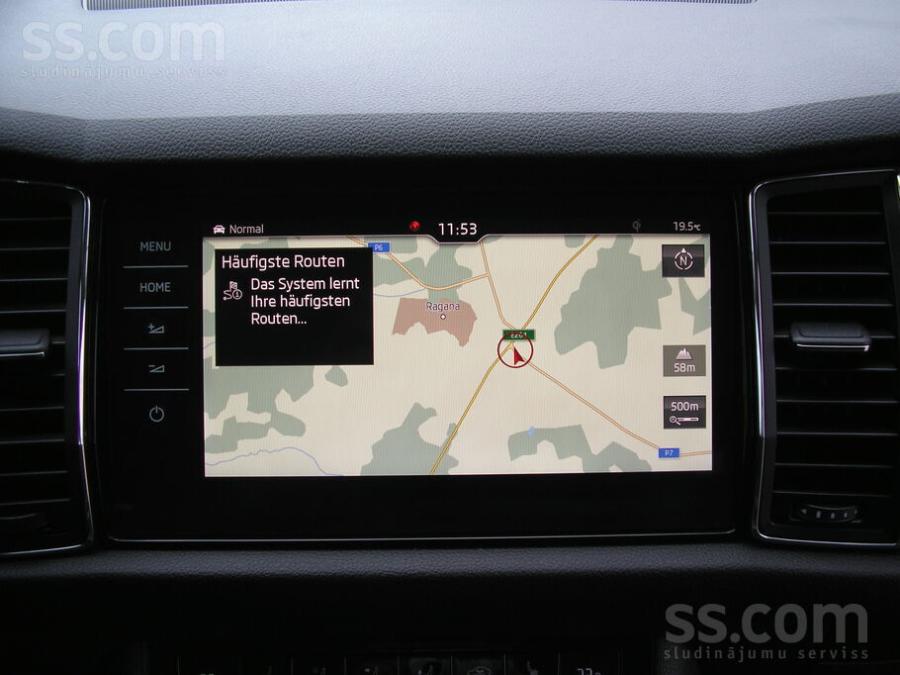 Grey Skoda Kodiaq 2017 in Riga, with an engine capacity of 2.00 L and mileage of 0 thousand km for 16750 €, photo 17 on AUTOMOTO.COM.LV