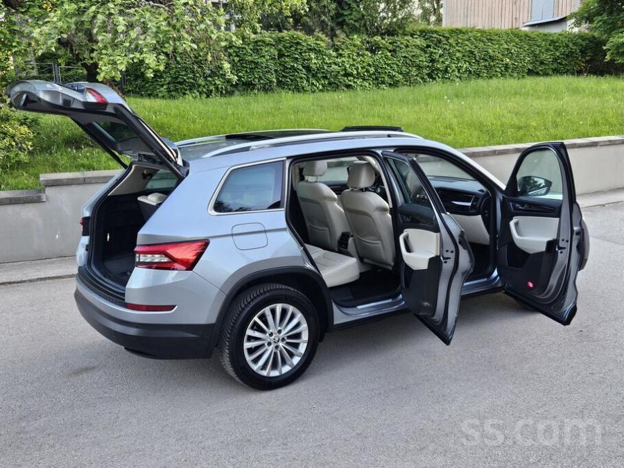 Pelēks Skoda Kodiaq 2017 Jēkabpils, ar dzinēja tilpumu 2.00 L un nobraukumu 268 tūkst. km par 17990 €, foto 15 vietnē AUTOMOTO.COM.LV