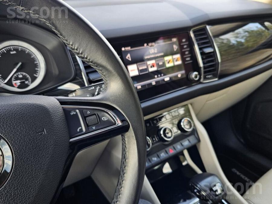 Pelēks Skoda Kodiaq 2017 Jēkabpils, ar dzinēja tilpumu 2.00 L un nobraukumu 268 tūkst. km par 17990 €, foto 19 vietnē AUTOMOTO.COM.LV