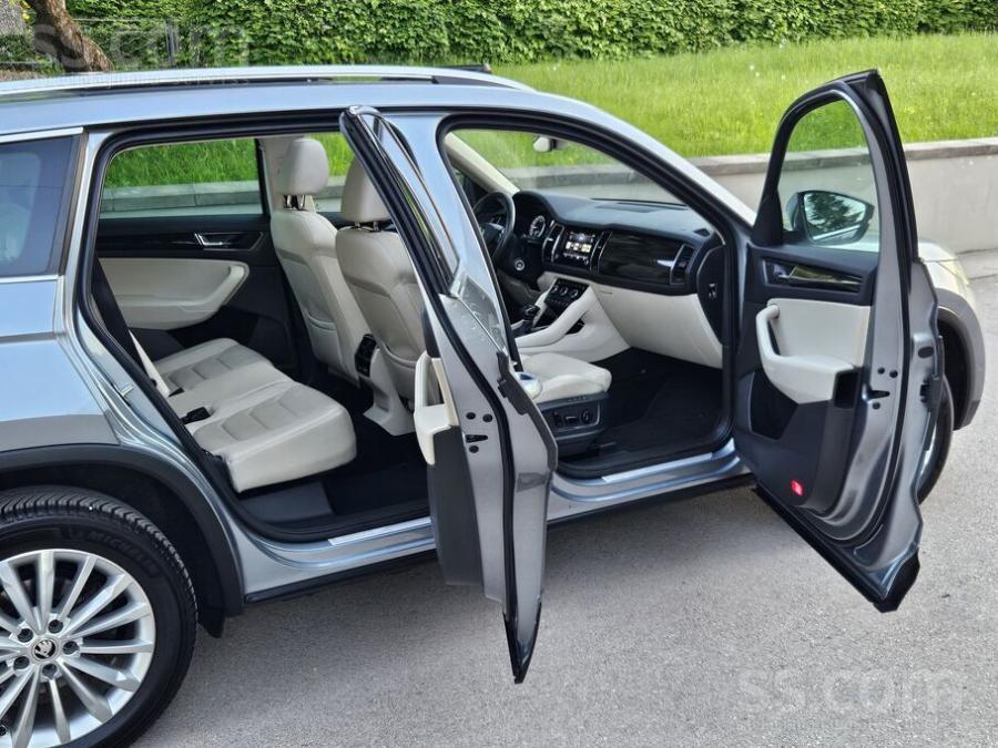 Pelēks Skoda Kodiaq 2017 Jēkabpils, ar dzinēja tilpumu 2.00 L un nobraukumu 268 tūkst. km par 17990 €, foto 26 vietnē AUTOMOTO.COM.LV