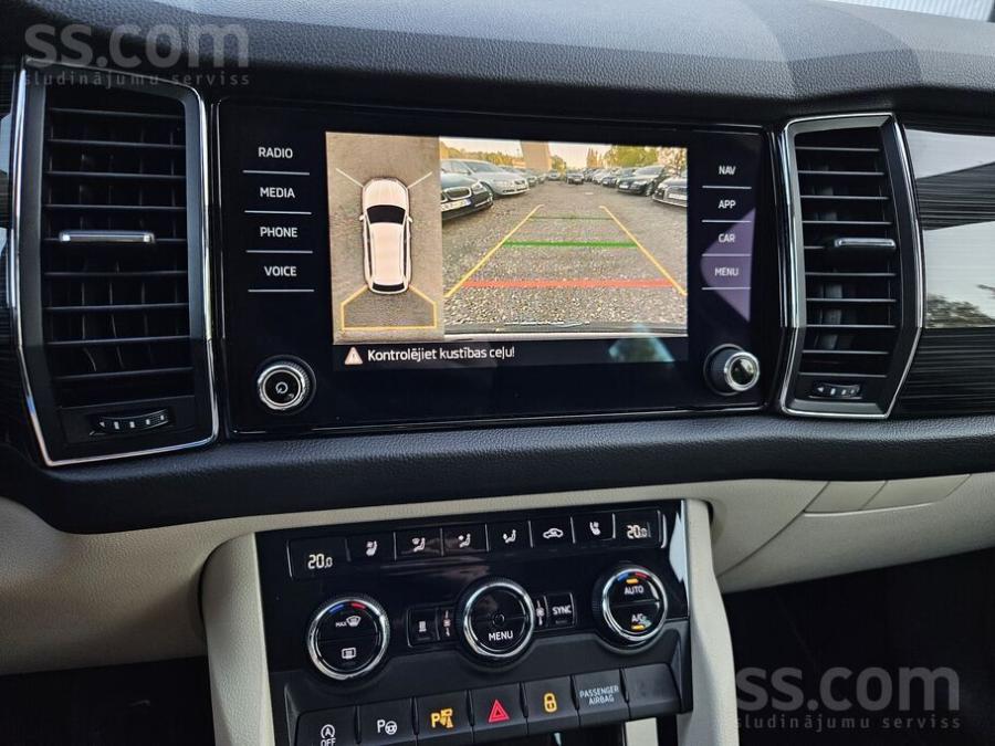Pelēks Skoda Kodiaq 2017 Jēkabpils, ar dzinēja tilpumu 2.00 L un nobraukumu 268 tūkst. km par 17990 €, foto 36 vietnē AUTOMOTO.COM.LV