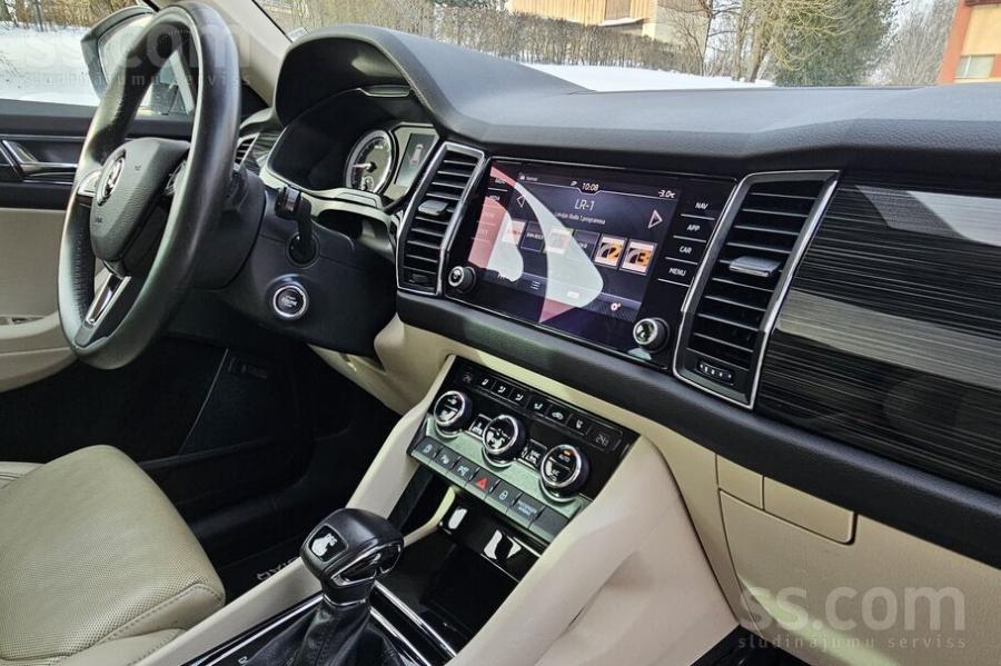 Pelēks Skoda Kodiaq 2017 Jēkabpils, ar dzinēja tilpumu 2.00 L un nobraukumu 268 tūkst. km par 18490 €, foto 22 vietnē AUTOMOTO.COM.LV