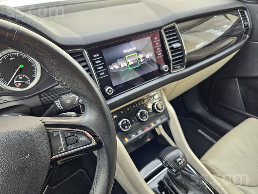 Pelēks Skoda Kodiaq 2017 Jēkabpils, ar dzinēja tilpumu 2.00 L un nobraukumu 268 tūkst. km par 18490 €, foto 30 vietnē AUTOMOTO.COM.LV