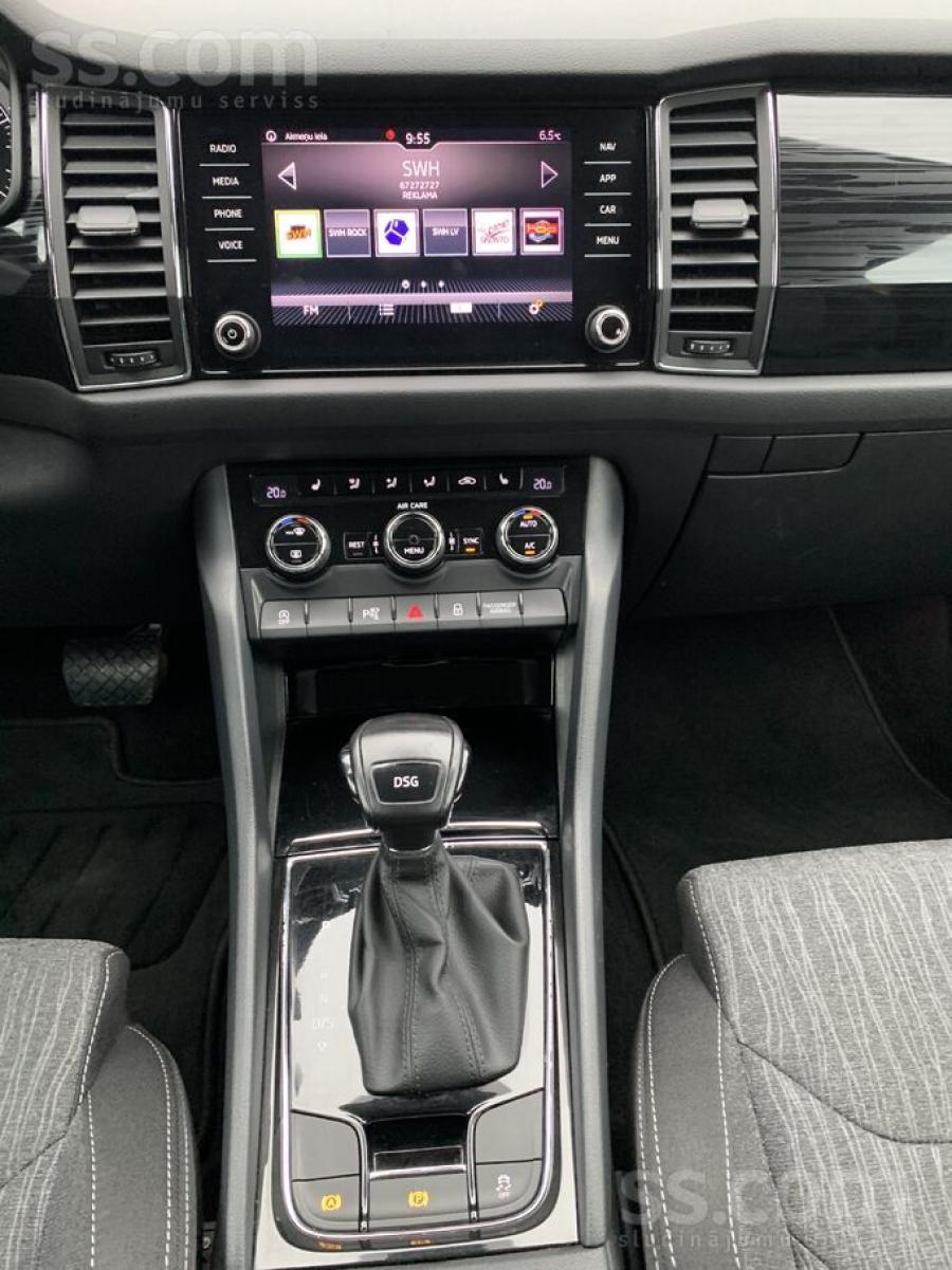 Серый Шкода Kodiaq 2017 в Рига, объемом двигателя 2.00 л и пробегом 266 тыс. км за 15500 €, фото 12 на AUTOMOTO.COM.LV