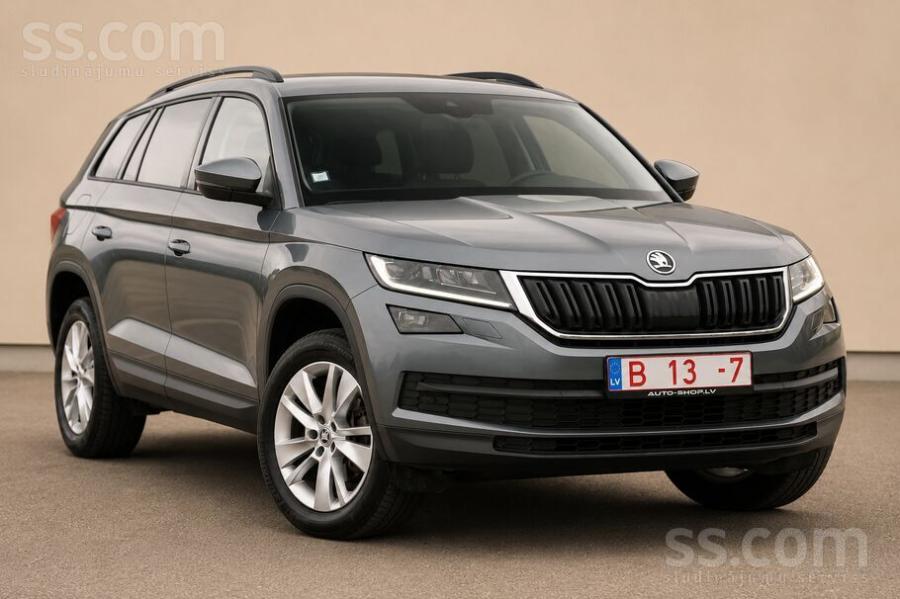 Grey Skoda Kodiaq 2017 in Tukums, with an engine capacity of 2.00 L and mileage of 247 thousand km for 15500 €, photo 1 on AUTOMOTO.COM.LV