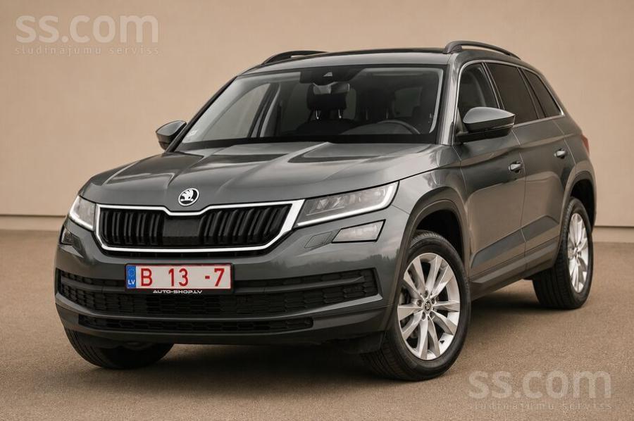 Grey Skoda Kodiaq 2017 in Tukums, with an engine capacity of 2.00 L and mileage of 247 thousand km for 15500 €, photo 3 on AUTOMOTO.COM.LV