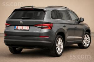 Grey Skoda Kodiaq 2017 in Tukums, with an engine capacity of 2.00 L and mileage of 247 thousand km for 15500 €, photo 4 on AUTOMOTO.COM.LV