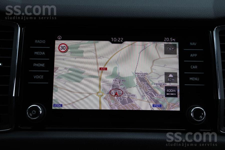 Grey Skoda Kodiaq 2017 in Tukums, with an engine capacity of 2.00 L and mileage of 247 thousand km for 15500 €, photo 14 on AUTOMOTO.COM.LV