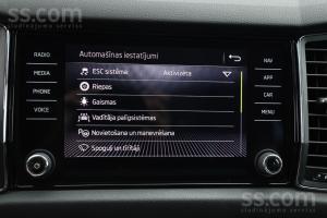 Grey Skoda Kodiaq 2017 in Tukums, with an engine capacity of 2.00 L and mileage of 247 thousand km for 15500 €, photo 18 on AUTOMOTO.COM.LV