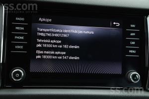 Grey Skoda Kodiaq 2017 in Tukums, with an engine capacity of 2.00 L and mileage of 247 thousand km for 15500 €, photo 23 on AUTOMOTO.COM.LV