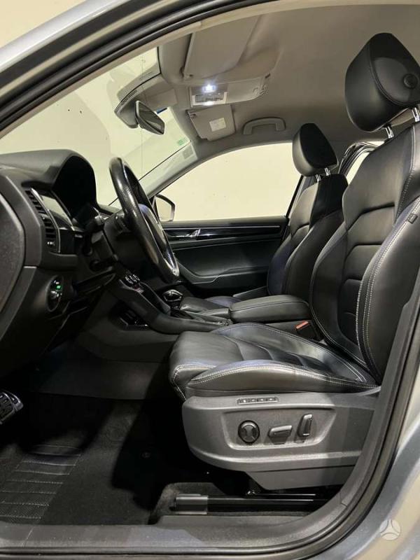 Grey Skoda Kodiaq 2017 in Klaipeda, with an engine capacity of 1.97 L and mileage of 242 thousand km for 18500 €, photo 4 on AUTOMOTO.COM.LV