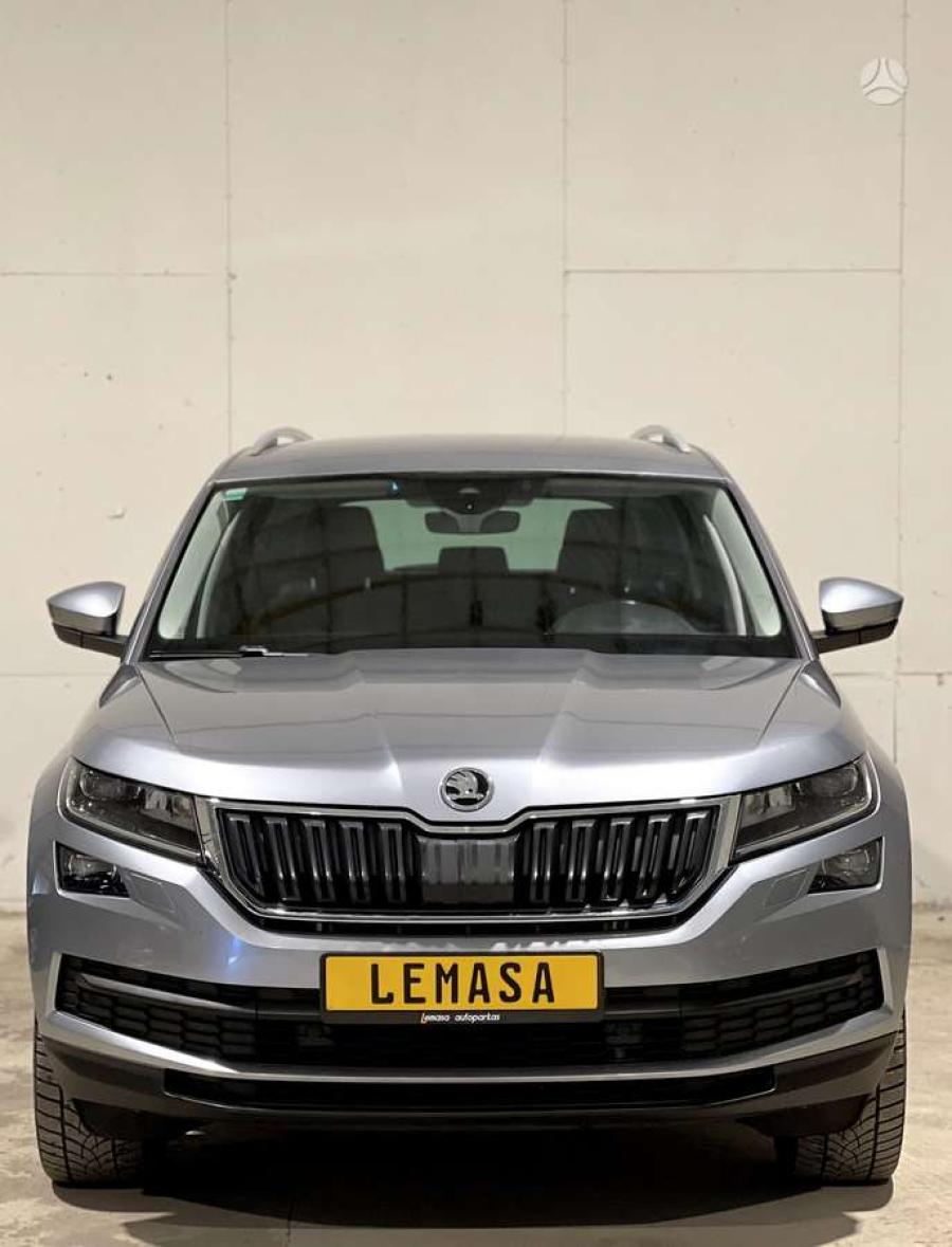 Grey Skoda Kodiaq 2017 in Klaipeda, with an engine capacity of 1.97 L and mileage of 242 thousand km for 18500 €, photo 10 on AUTOMOTO.COM.LV